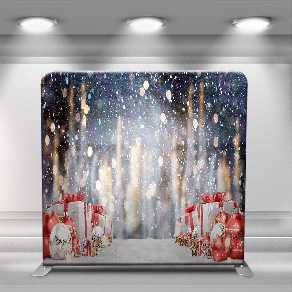 7.6*7.6ft Collapsible frame celebrate Christmas decoration background ...