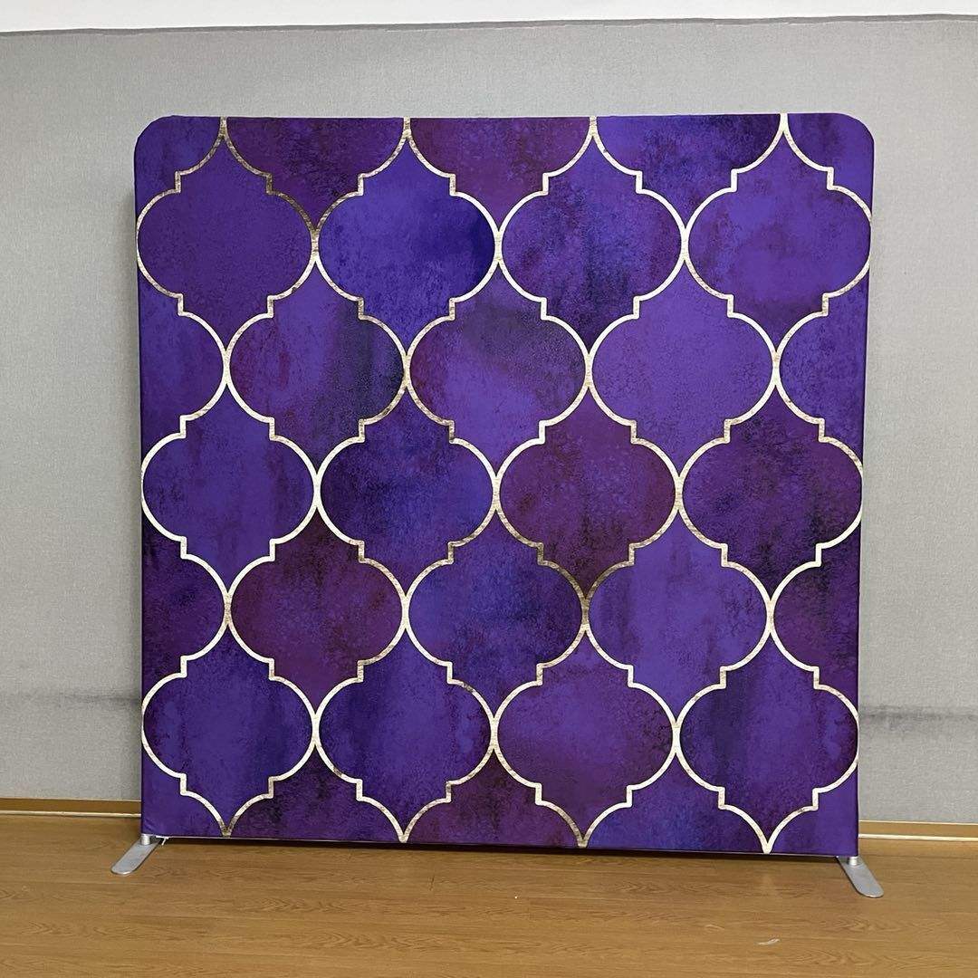 Custom Pillow Case Photo Booth Backdrop Vertical Tension Stands Fabric ...